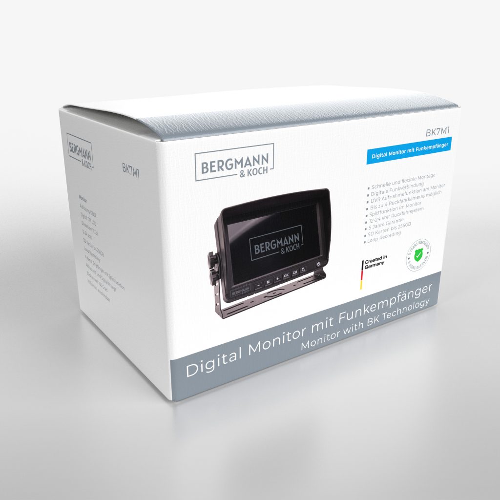 Digital monitor with radio receiver